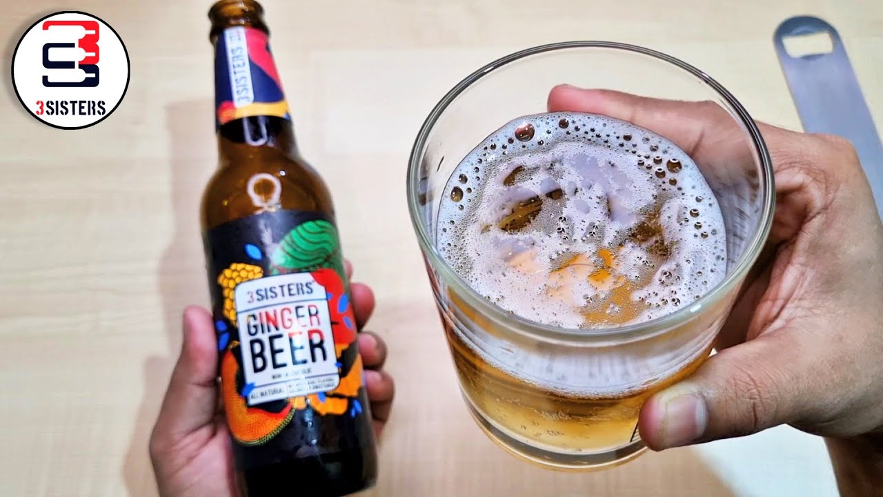 3 Sisters Non Alcoholic Ginger Beer🍺 Review | Ingridents, Taste, Price ...