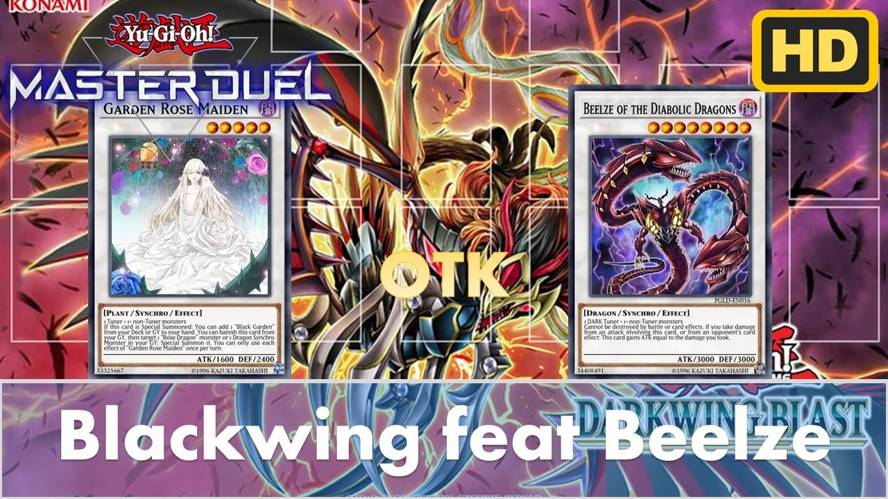 Blackwing - Beelze - Rose Garden combo (Yu Gi Oh! Master Duel - Best ...