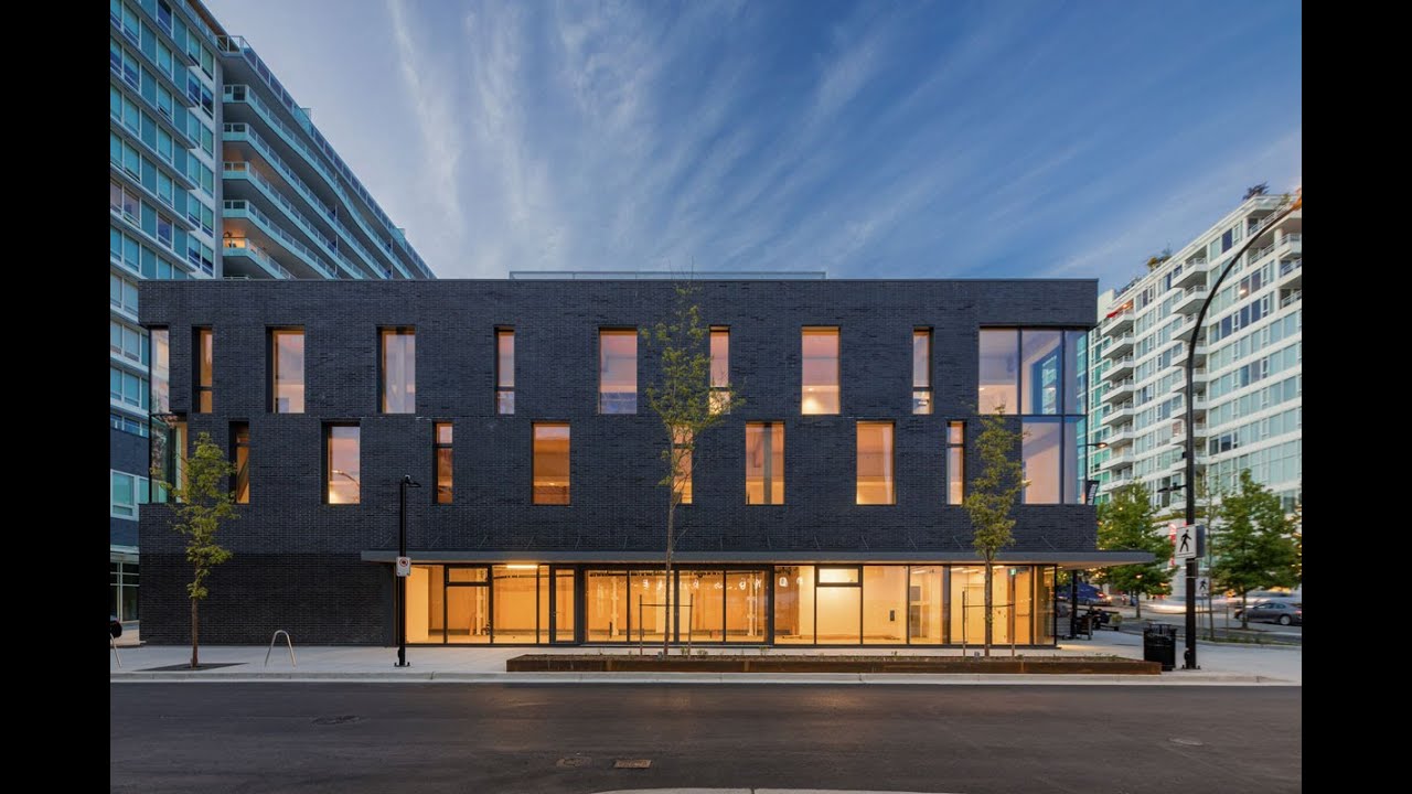 Full time lapse Mass Timber 3 storey Passive House Construction - YouTube