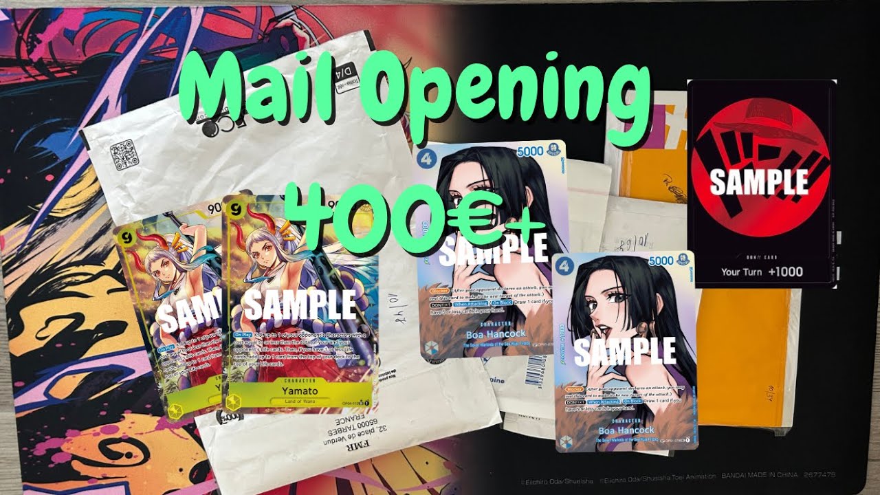 [ OP04 ] 430€+ Mail Day Opening opening - YouTube