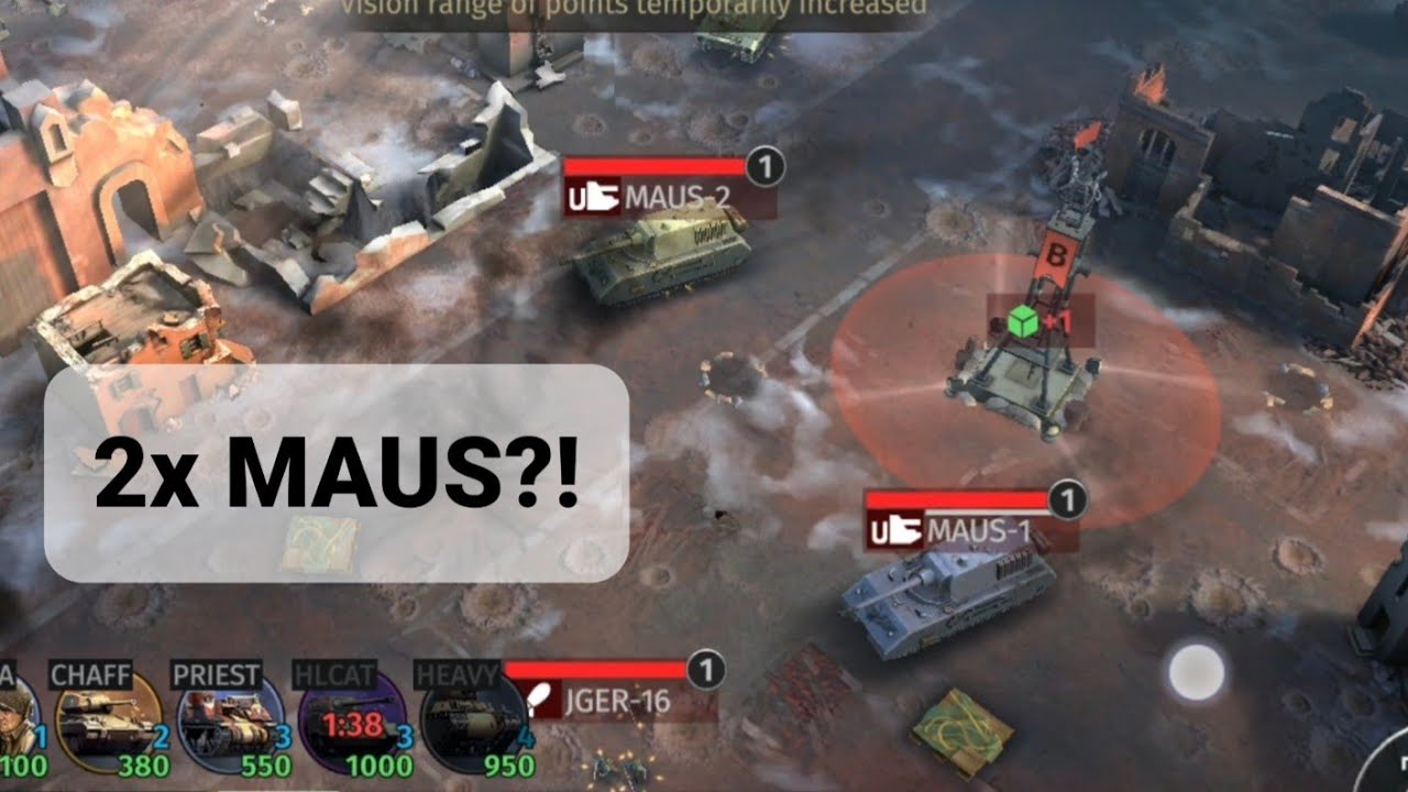 WWA RTS 2v2b: 2x MAUS?! Usa/Germany vs Germany/Germany. - YouTube