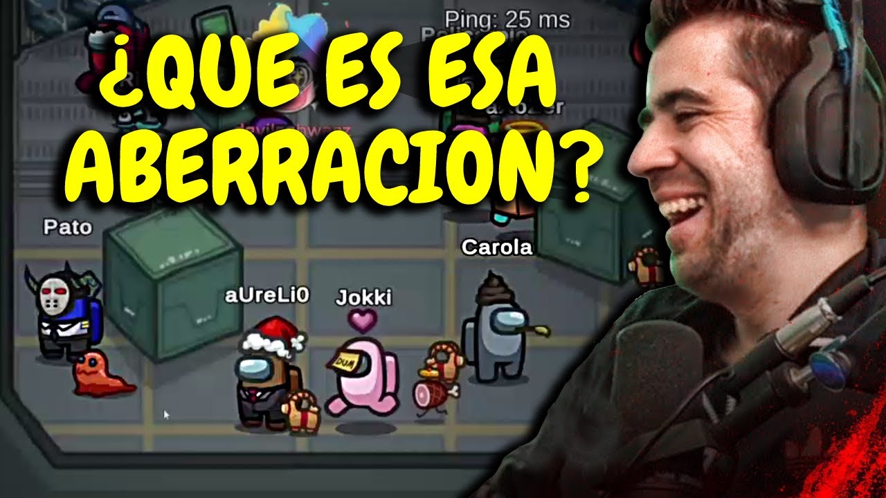 Auron presume su mascota en Among Us y todos se lo acarician 😂 ...