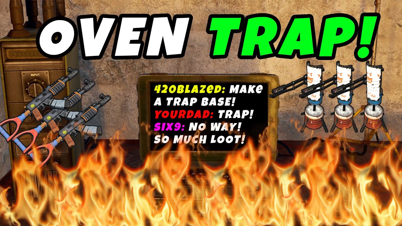 RUST | *SNEAKY* YOUTUBE WATCHERS CATCH PLAYERS WITH CRAZY OVEN TRAP! *INSANE LOOT*| TRAP BASE ...
