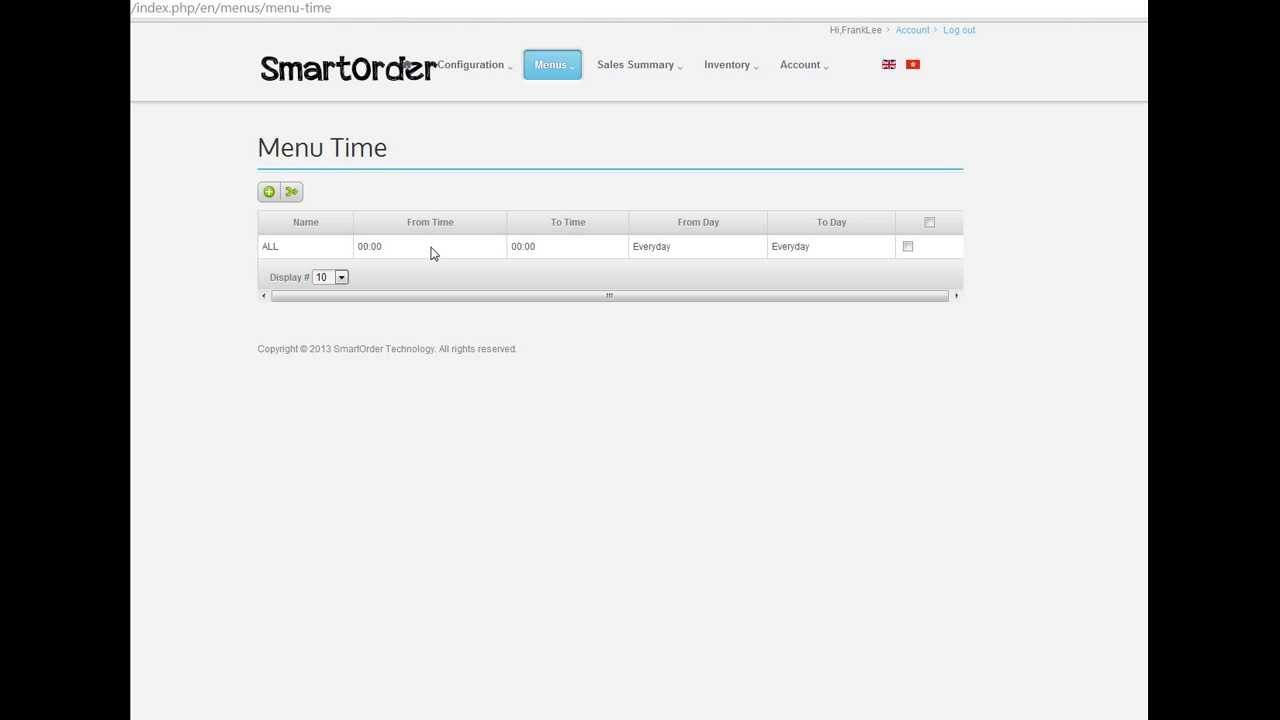 SmartOrder - Menus Setting Guide - YouTube