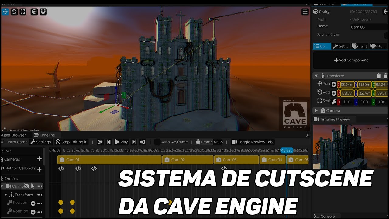 Como cutscenes são feitas nos jogos? Exemplo na Cave Engine - YouTube