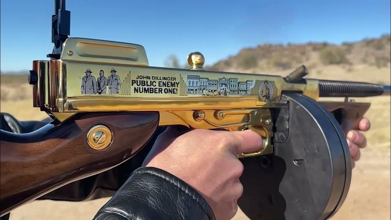 Gold Tommy Gun For My Birthday Youtube