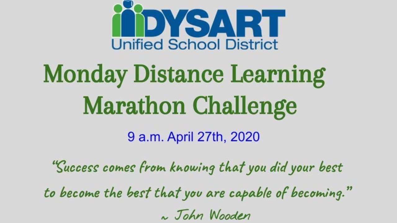 Monday Distance Learning Marathon Challenge #2 - YouTube