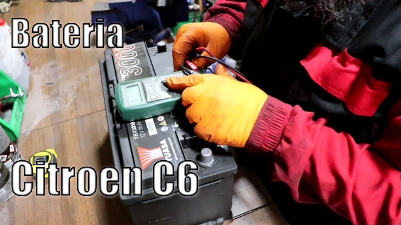 cambiar batería Citroen c6 2 7 hdi - YouTube