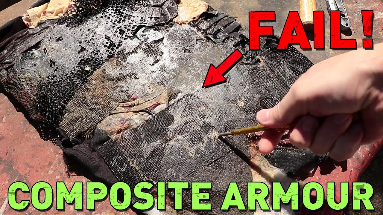 How I FAILED to make a composite armor from fabric scraps & resin ...