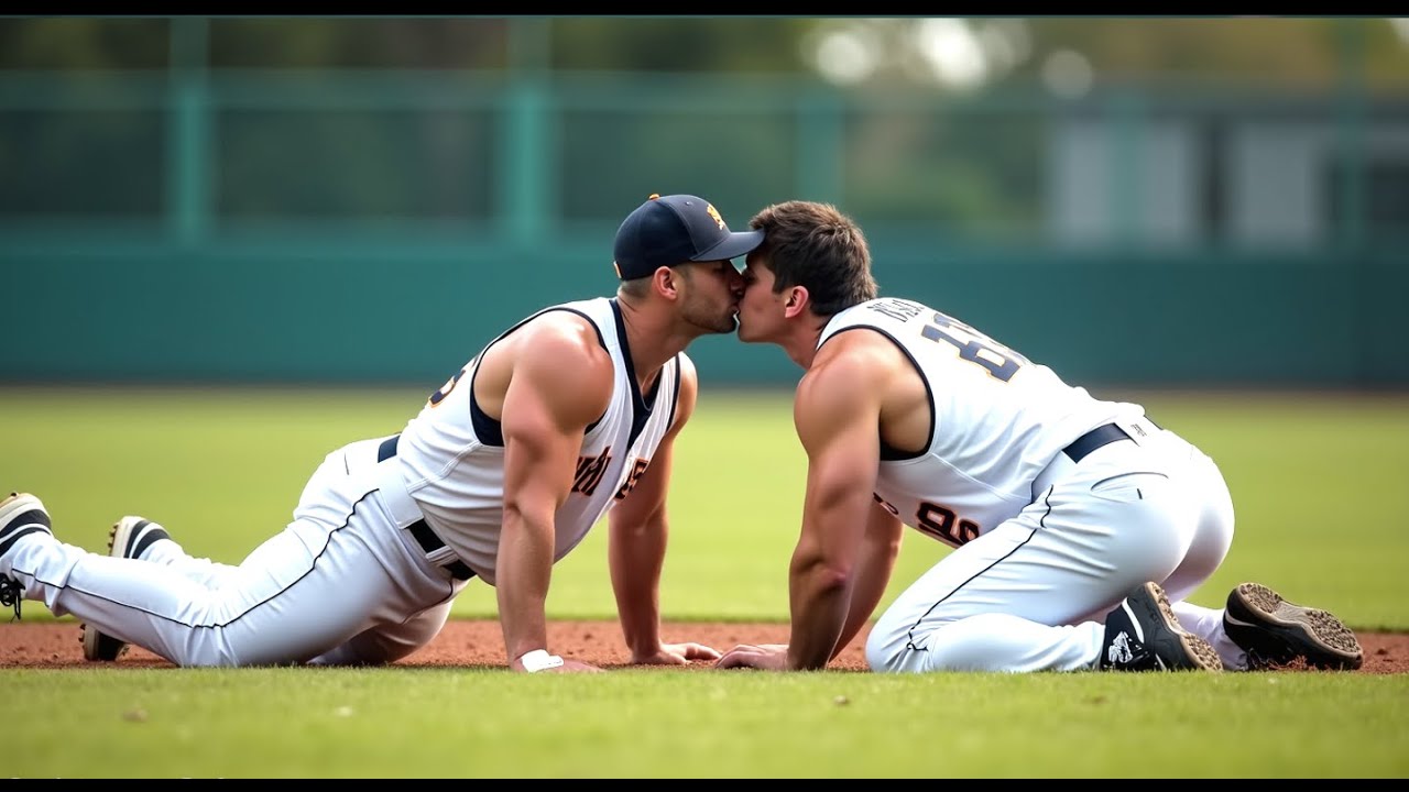 Baseball Players Romantic moments by AI Chill music 🏳️‍🌈Gay Relax cozy ...