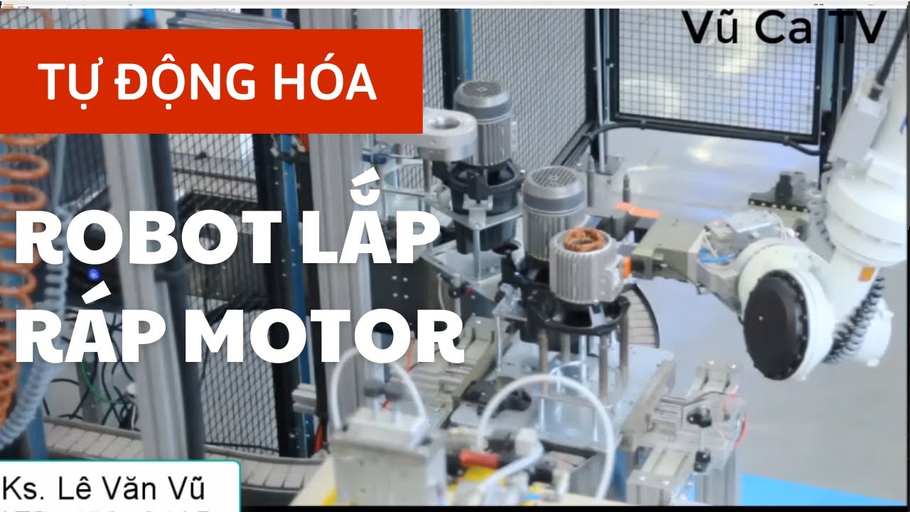 Robot Kawasaki Lắp Ráp Motor Hoàn Toàn Tự Động Thay Thế Công Nhân Hoàn ...
