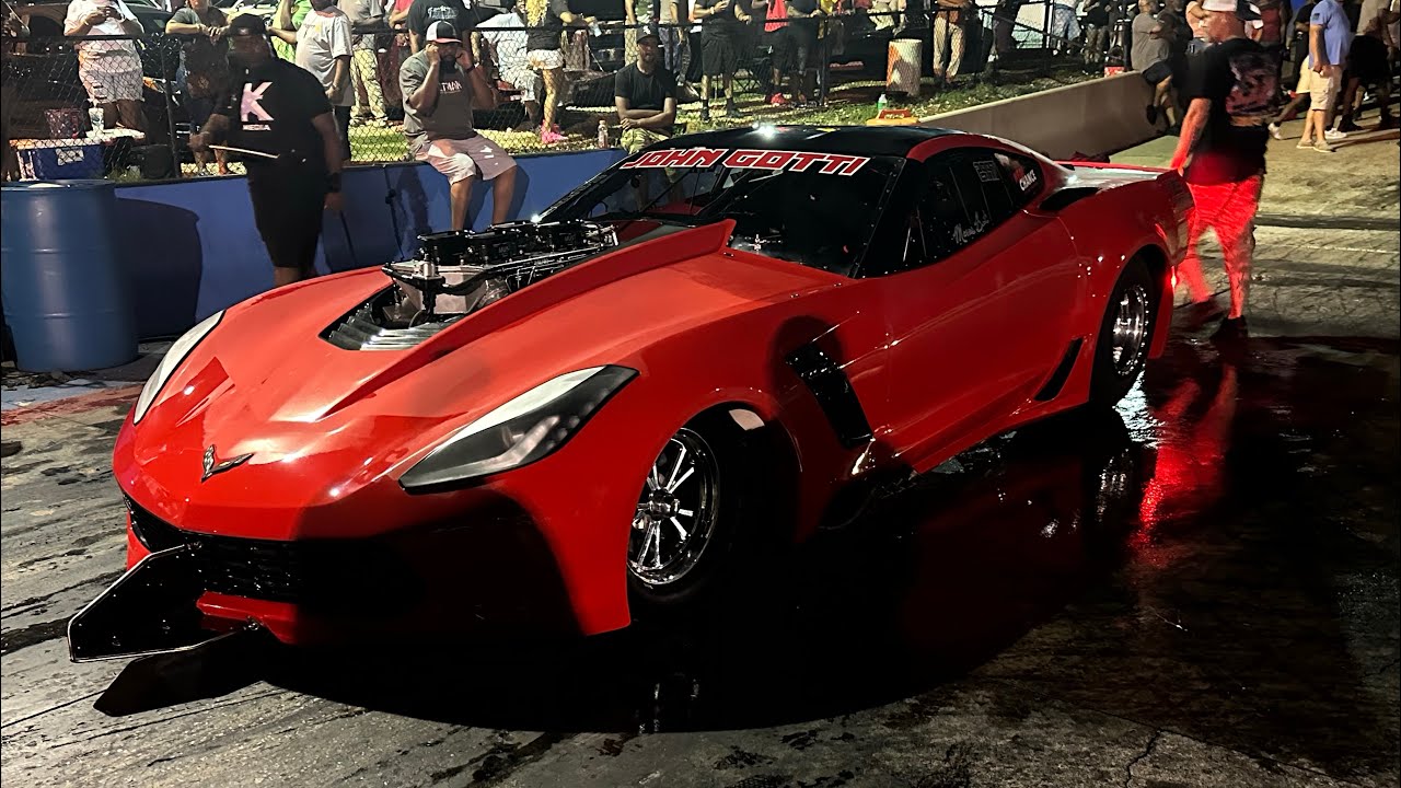 John Gotti corvette dominated the first round! - YouTube