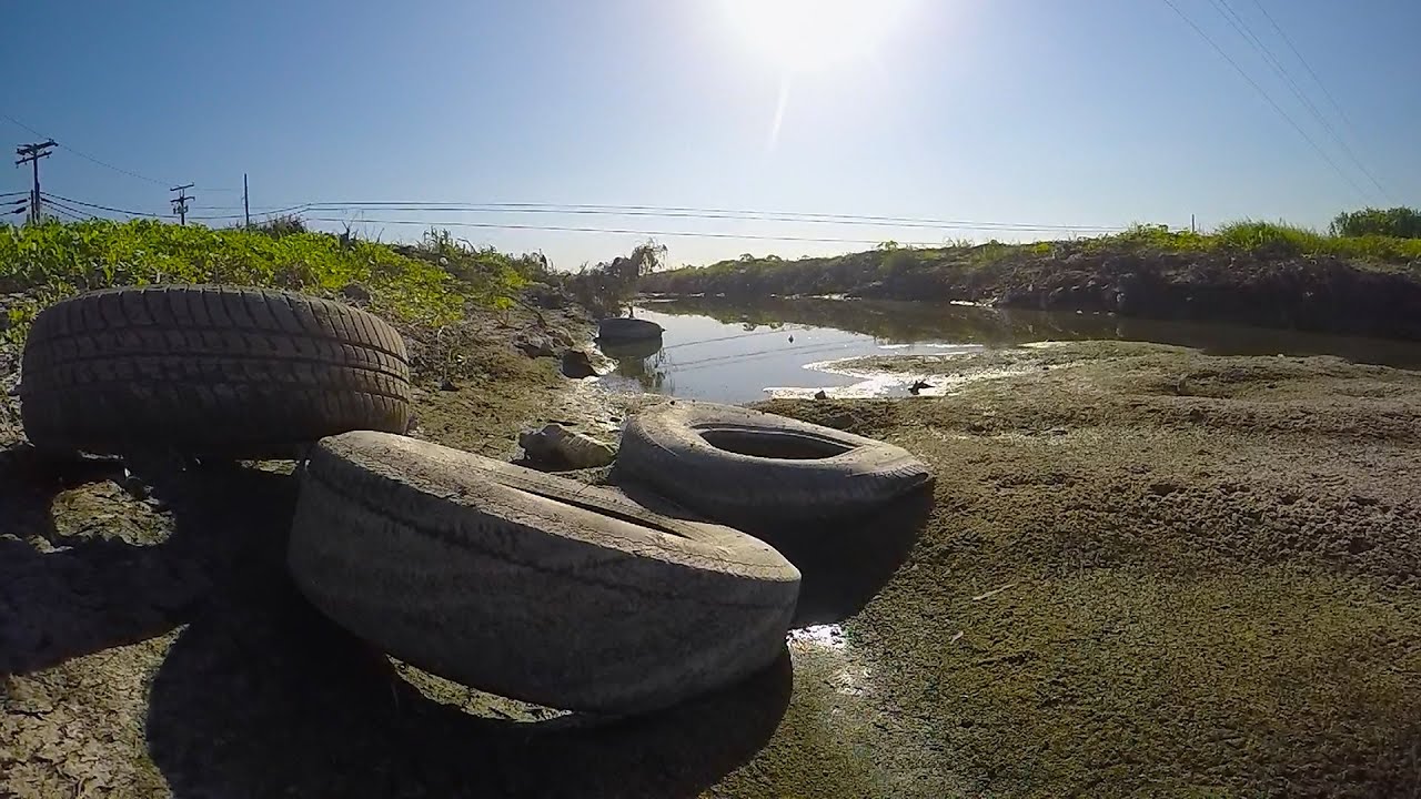 Cross-Border Pollution: Tijuana River Valley & Estuary - Aerial Drone ...