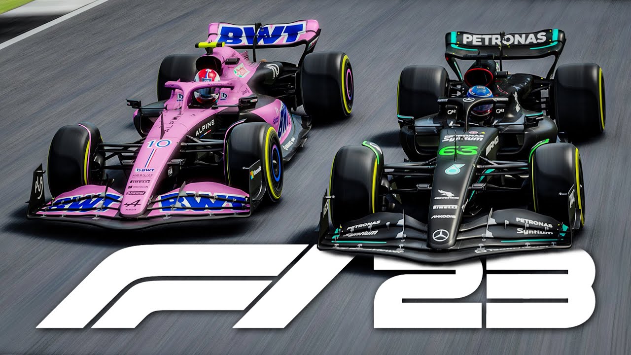 Racing a FULL grid of F1 2023 cars - YouTube