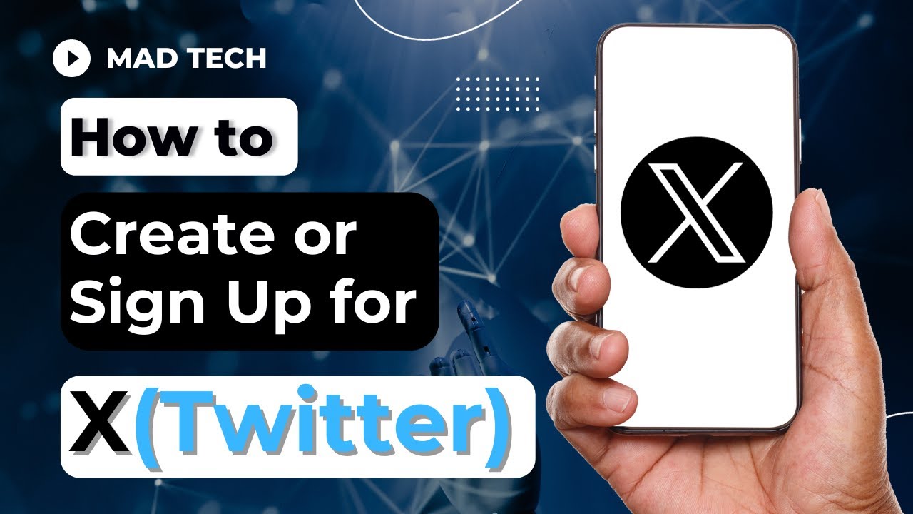 How to Create Twitter Account | X Account Sign Up - YouTube