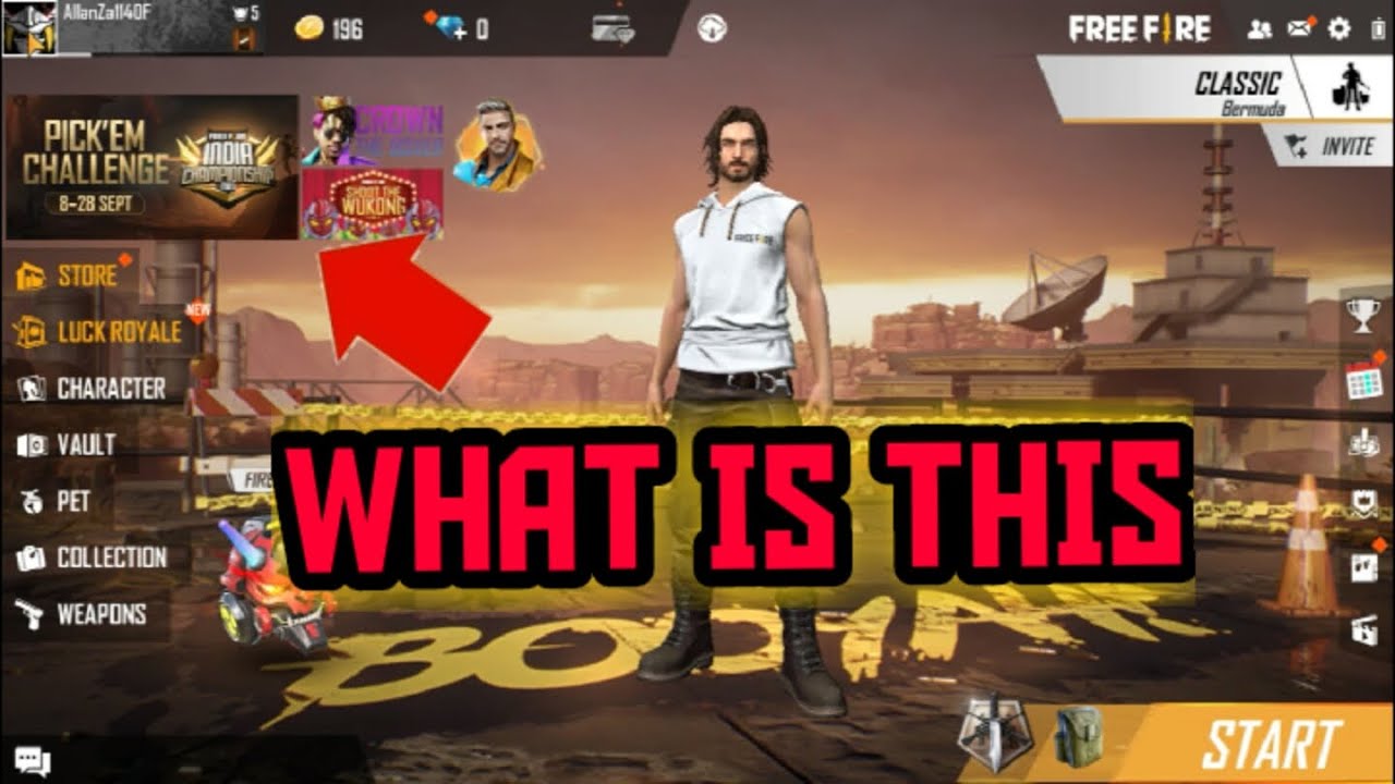 Garena Free Fire New lobby introduction//free fire lobby detials//You ...