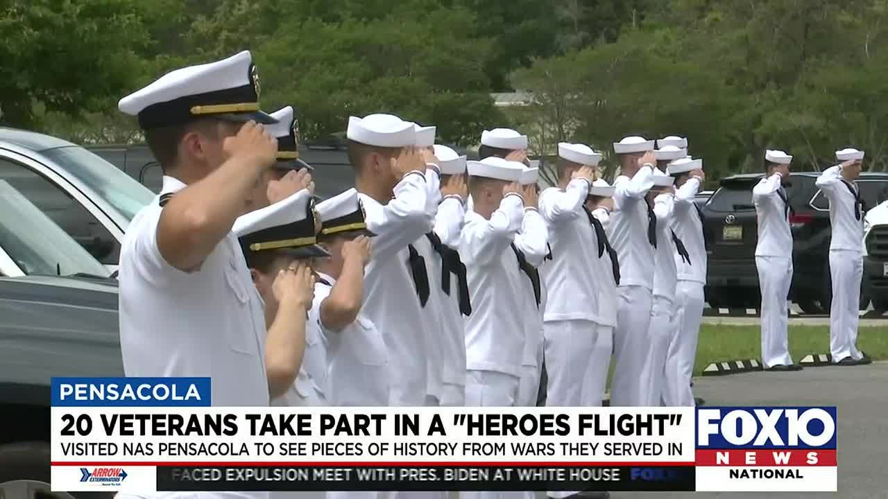Military veterans from four different wars take part in Heroes Flight ...