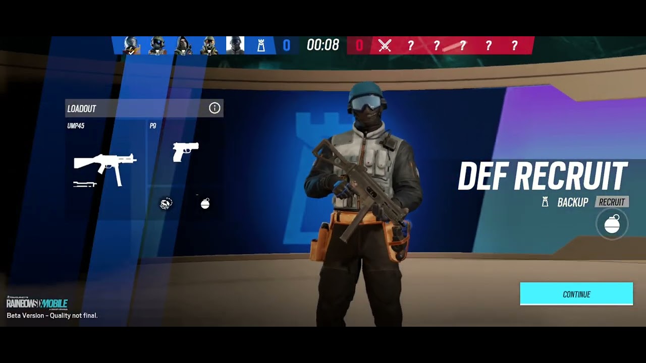 RAINBOW SIX SIEGE MOBILE BETA GAMEPLAY - YouTube