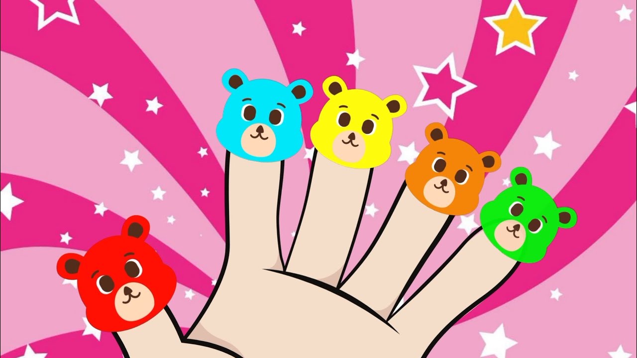 Finger Family Song Bear|Nursery Rhymes For Kids - YouTube