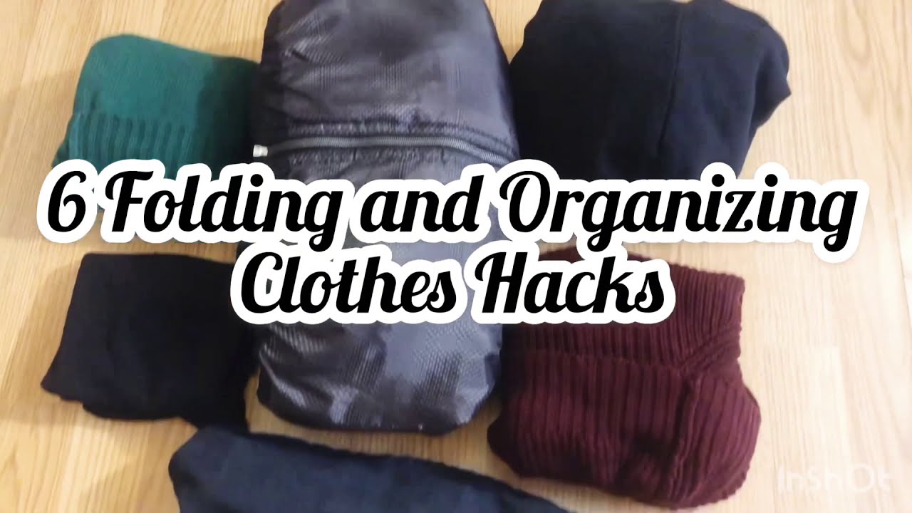 6 Folding Organizing Clothes Hacks YouTube 6-folding-organizing-clothes-hacks-youtube