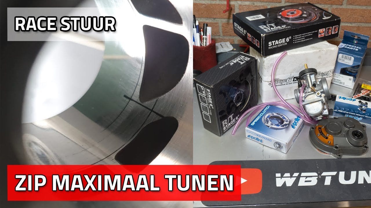 Zip 70cc MAXIMAAL TUNEN + Race stuur🔥 - YouTube