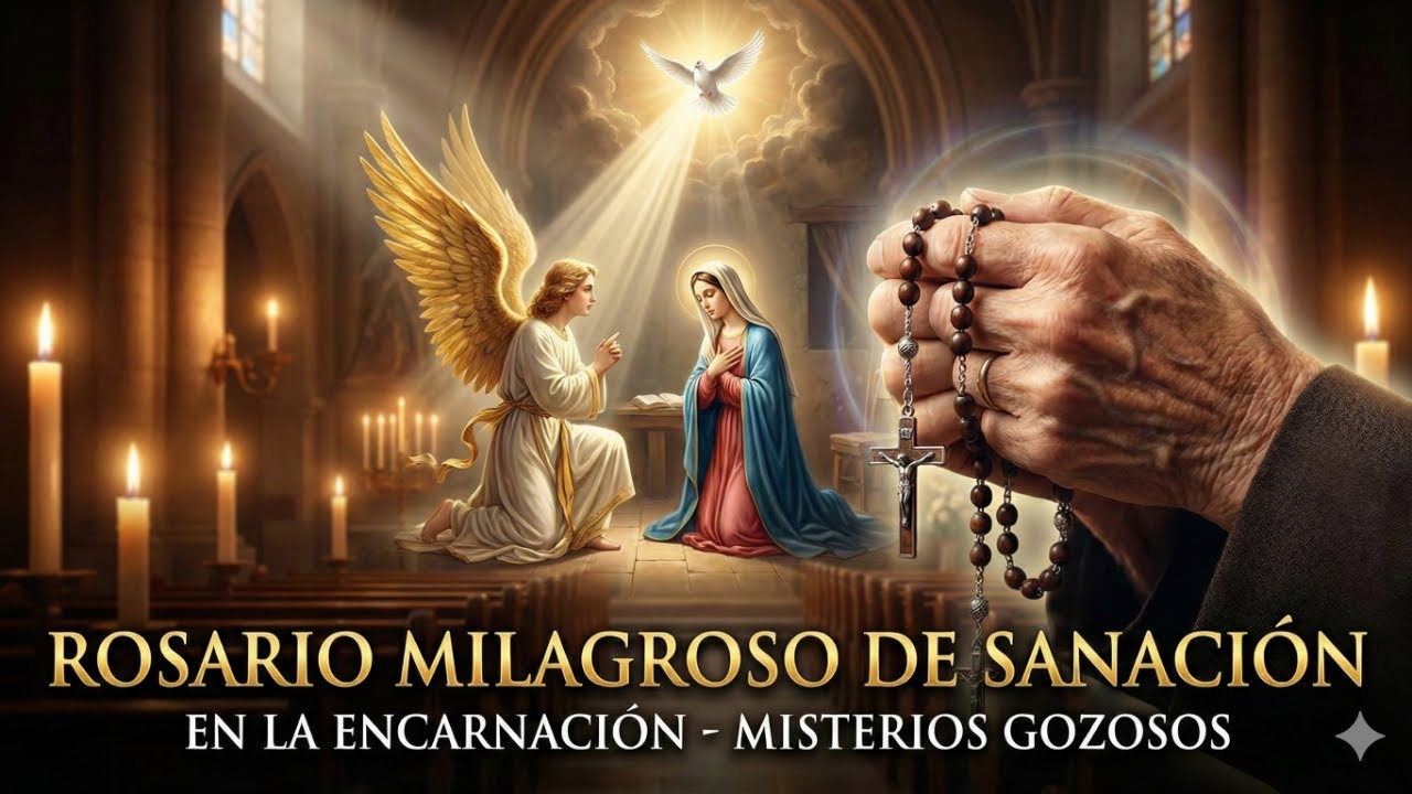 ROSARIO MILAGROSO DE SANACIÓN EN LA ENCARNACIÓN DE CRISTO - YouTube