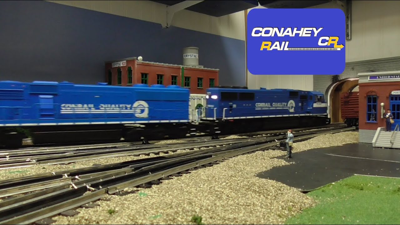 Conrail Auto Parts & Auto Rack Mixed Manifest O Gauge - YouTube