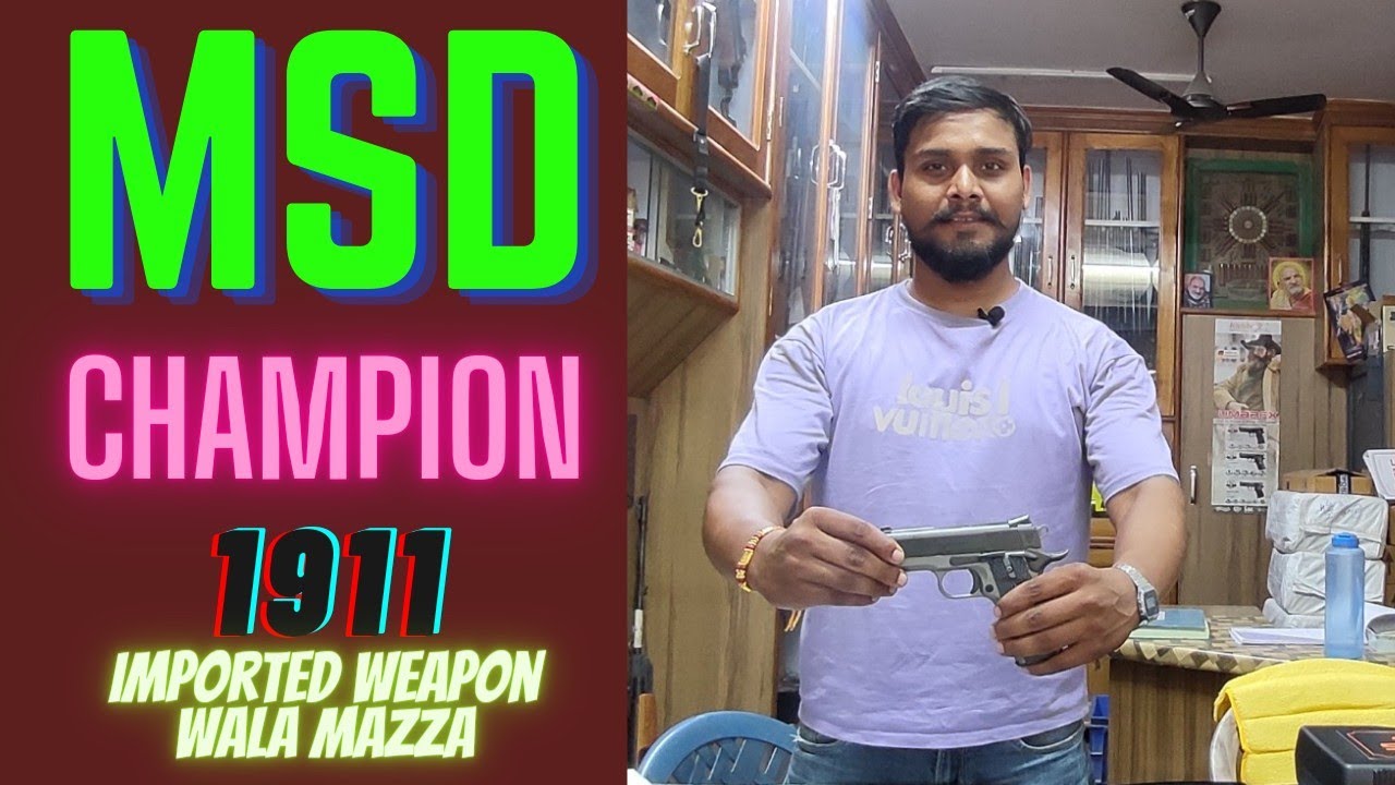 MSD CHAMPION. 45 BORE PI*TOL | Now In India 🇮🇳 - YouTube