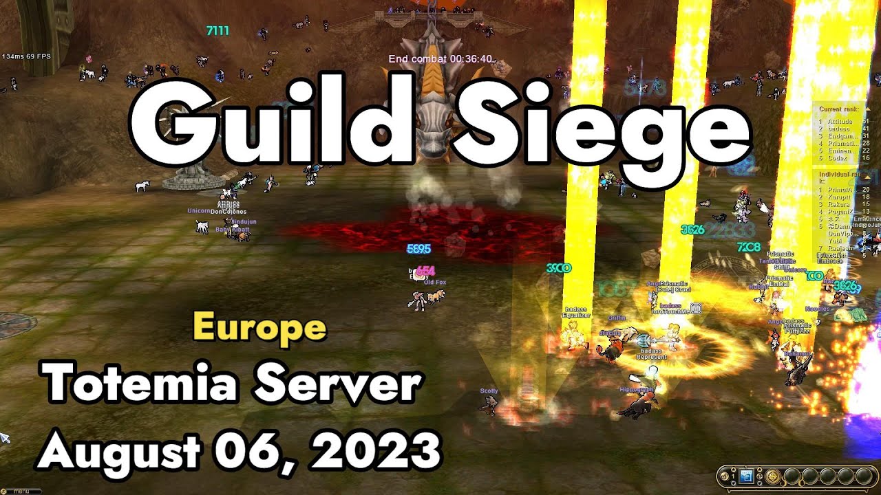 Guild Siege (Totemia) August 06, 2023 | Flyff Universe - YouTube