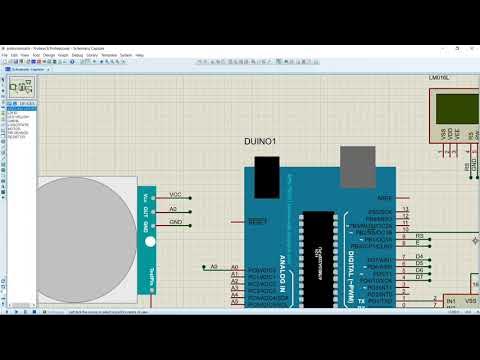 UAS Arkom Buka Tutup Pintu Otomatis - Program Arduino dan Proteus - YouTube
