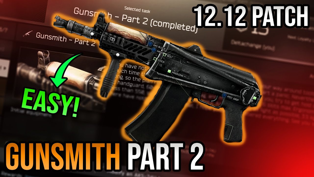 Cheapest Gunsmith Part - 2 Guide - Escape From Tarkov - YouTube
