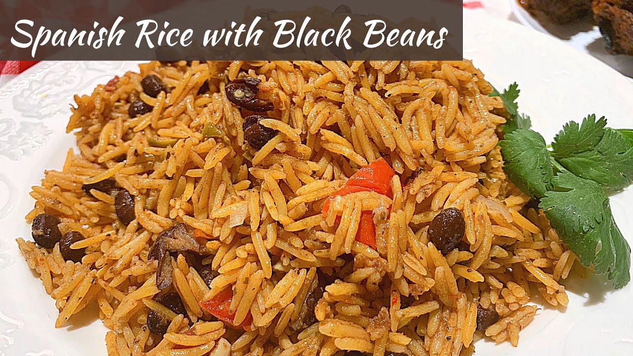 Spanish Rice with Black Beans | Arroz con Frijoles Negros | Episode 06 ...