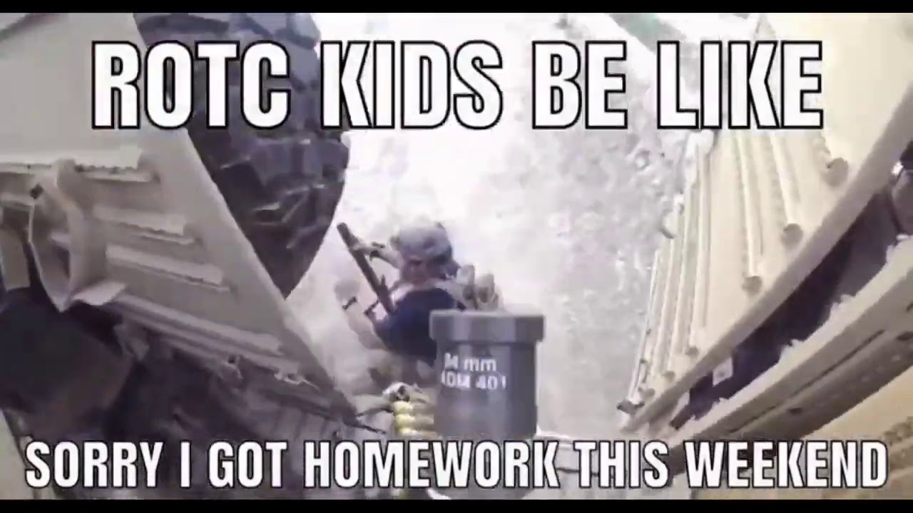 ROTC kids be like - YouTube