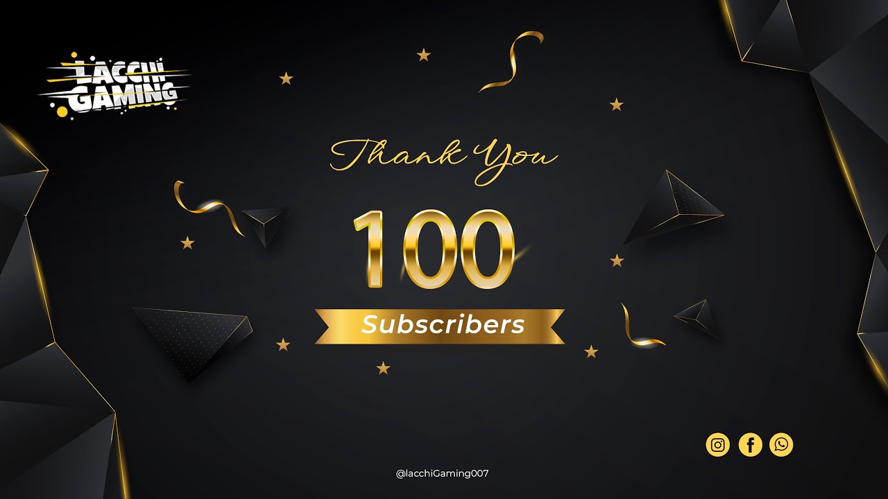 CELEBRATING 100TH SUBSCRIBERS! THANK YOU FOR YOUR SUPPORT! - YouTube
