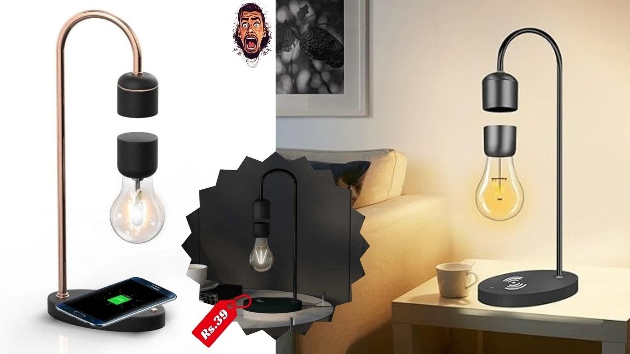 Magnetic Floating Wireless Led Light Bulb Desk Lamp | Floating LED ...
