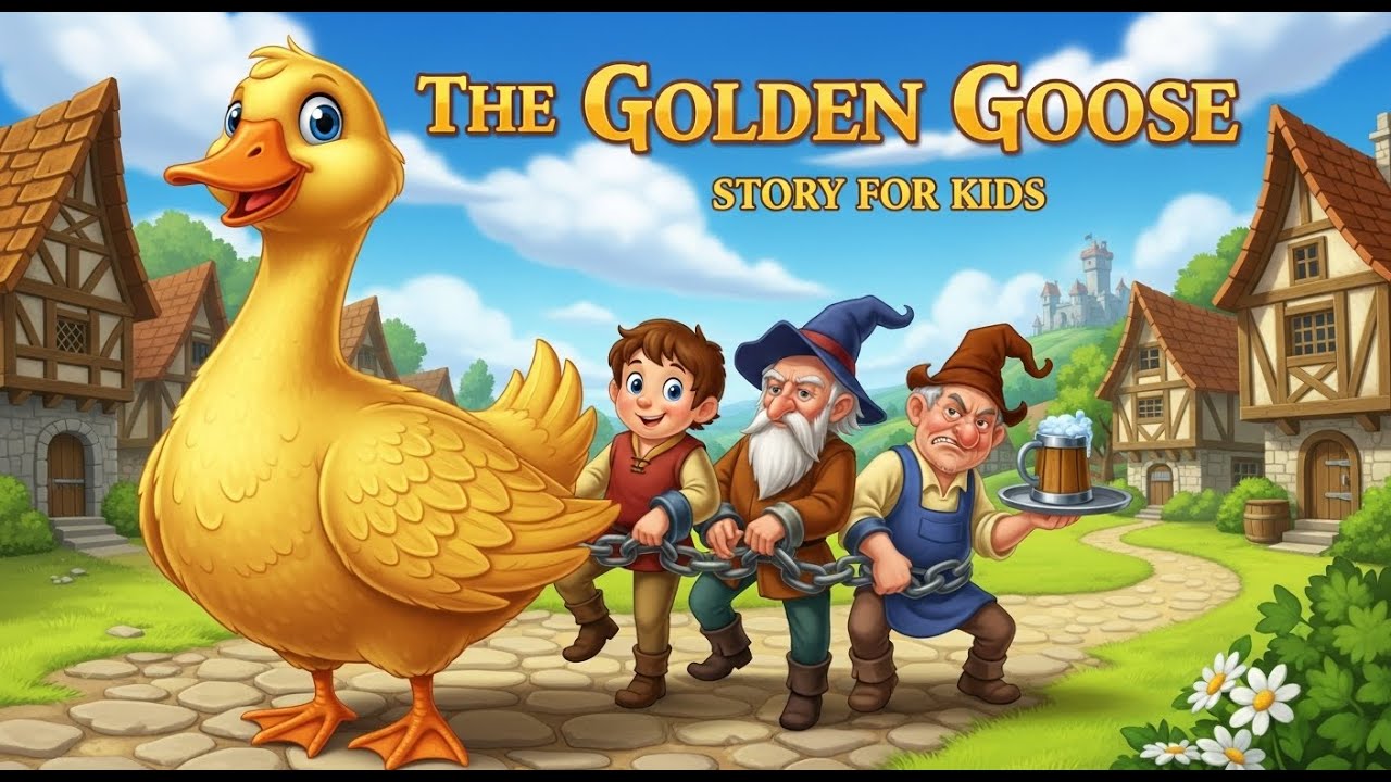 The Golden Goose Story | Bedtime Story for Kids & Toddlers Read Aloud ...