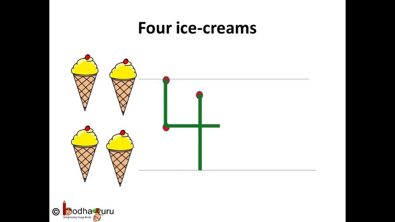 Maths - Number 4 - Hindi - YouTube