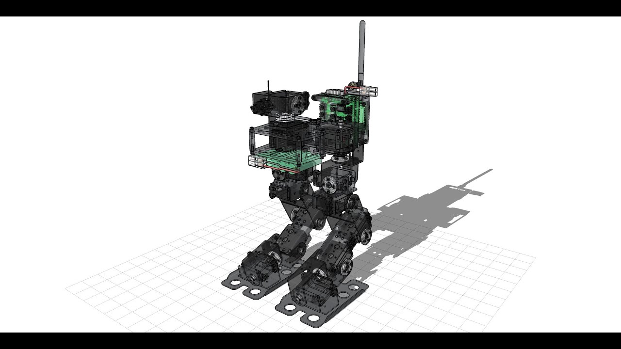 6dof-biped-scout-blk-cam - YouTube
