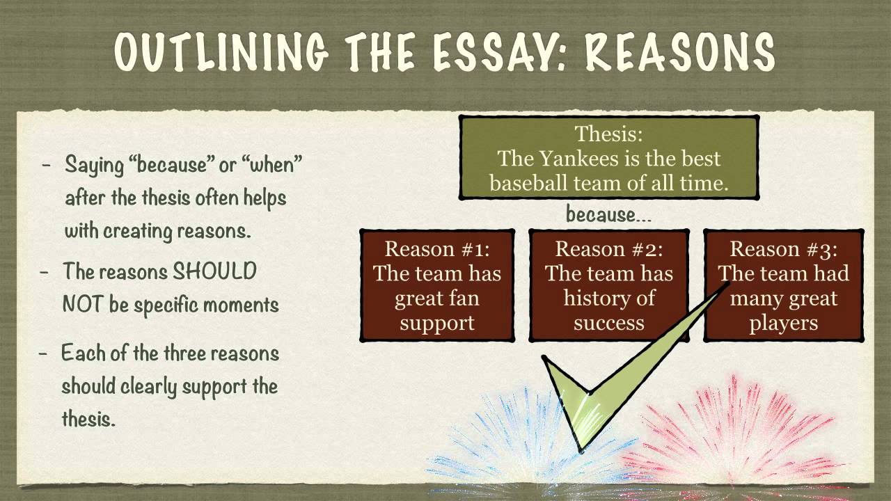 Outlining Reasons: Literary Essay Video #2 - YouTube