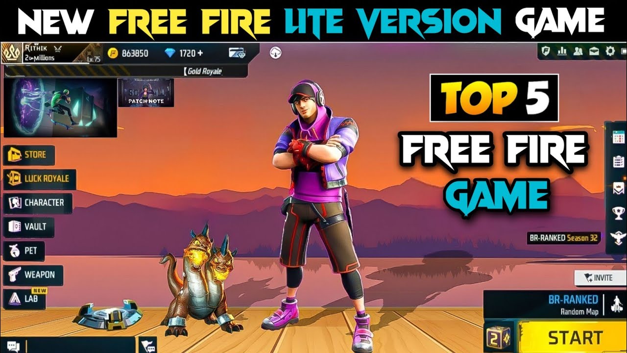 Top 5 Games Similar to Sigma Free Fire 😳 - YouTube