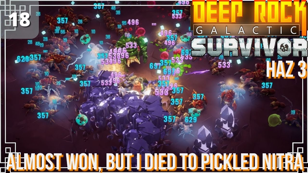 DRG : Survivor Demo : Ep 18 | Almost Won, But I Died To Pickled Nitra ...