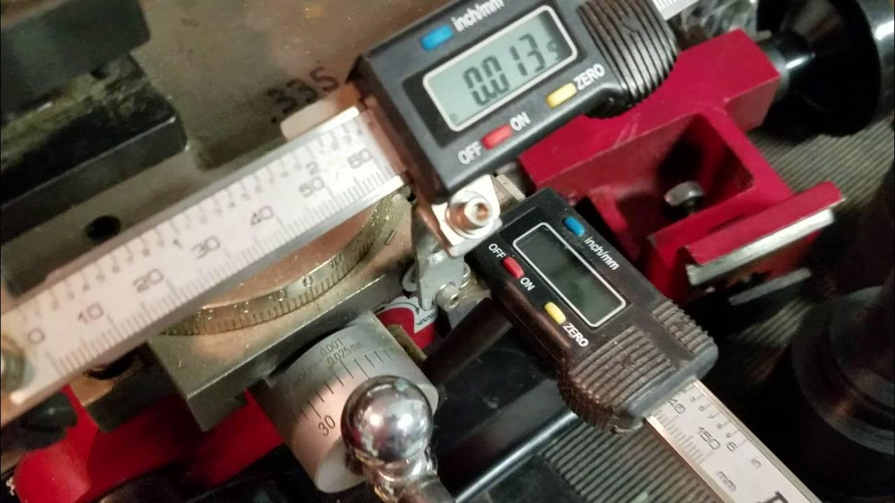 Harbor Freight 7x10 mini lathe-Digital Read Out mod - YouTube