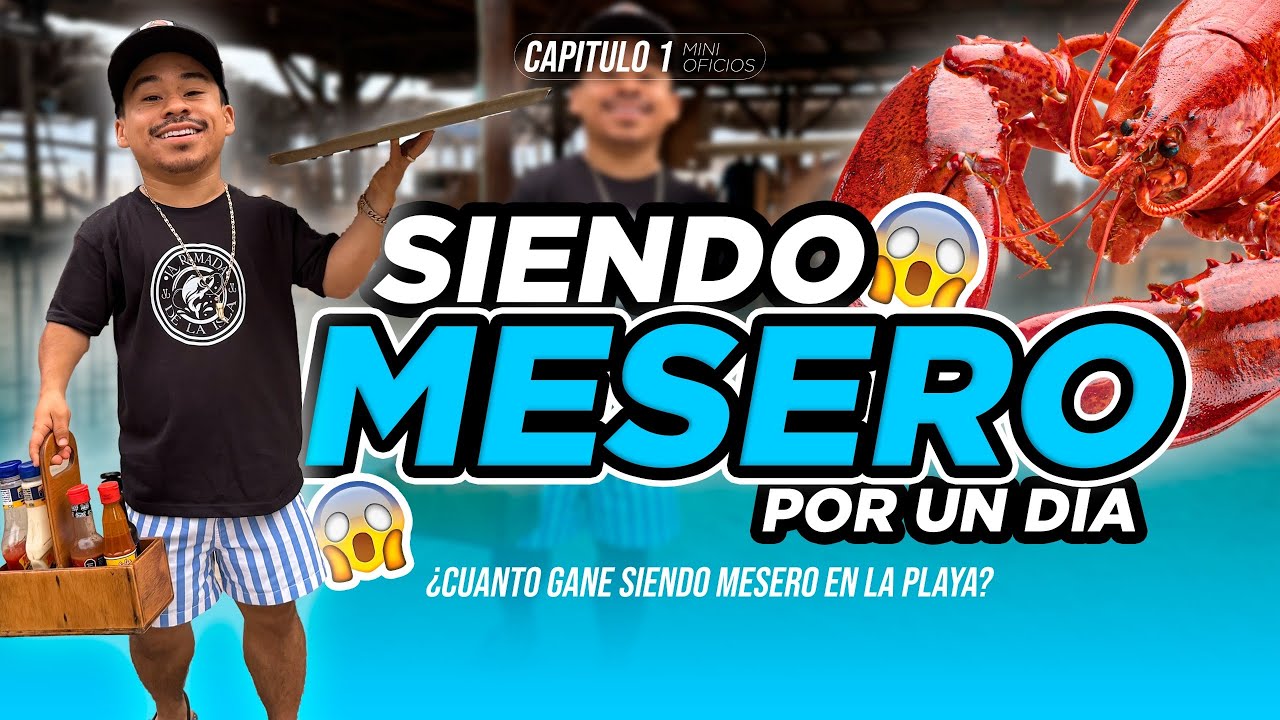 UN DIA SIENDO MESER0 EN LA PLAYA 🏝️ ¿Cúanto GANE? / MINI OFICIOS CAP 1 ...