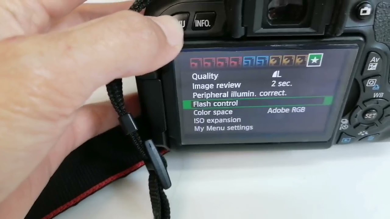 How to fix " This menu cannot be displayed. External Flash is attached"on Cannon cameras. # ...