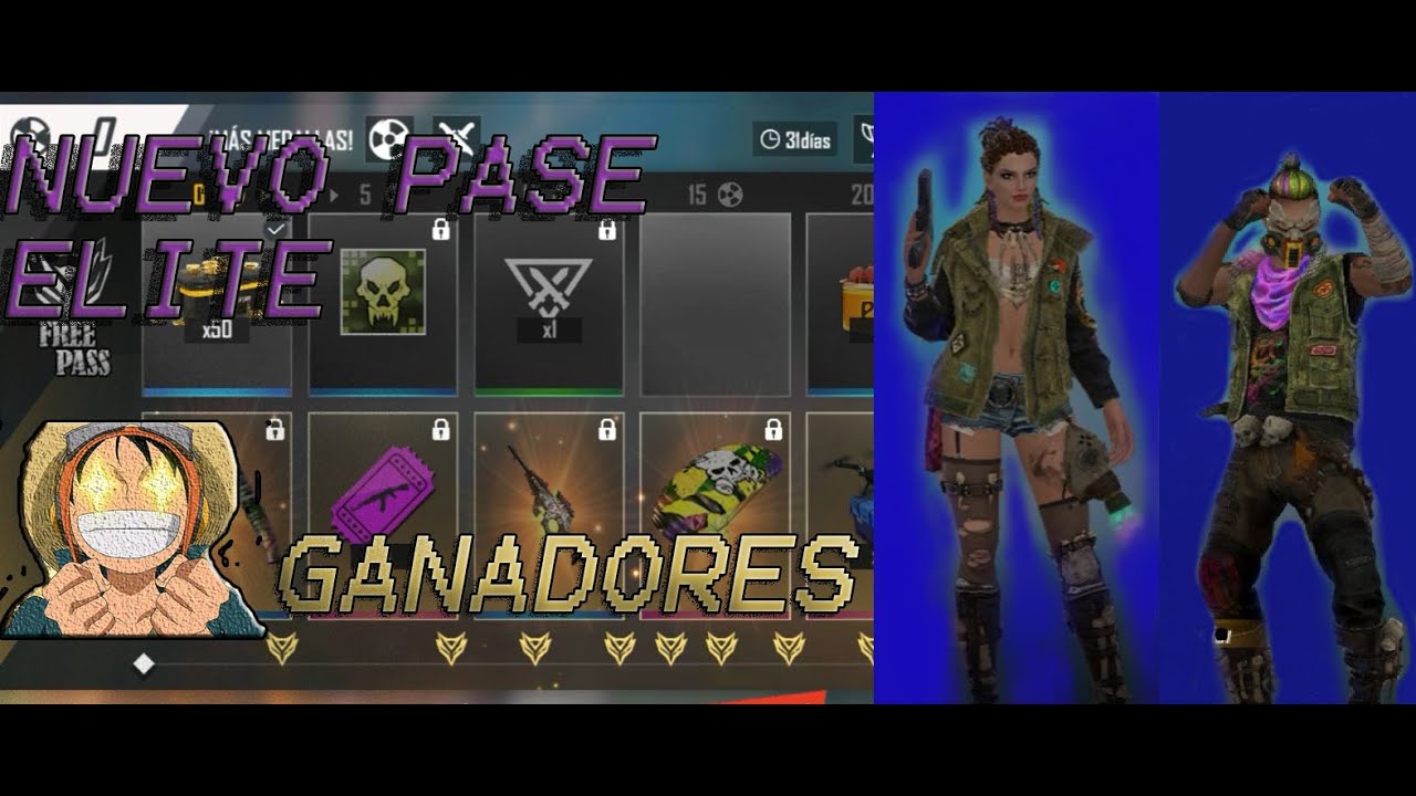 Nuevo Pase Elite y sorteo de pases FREE FIRE - YouTube