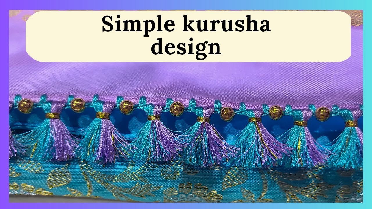 EASY ,SIMPLE KURUSHA DESIGN || kuch work in Hindi || kurusha kuch work ...