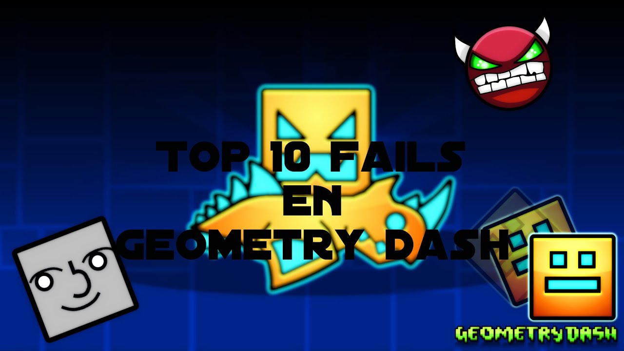 Top 10 FAILS En Geometry Dash | VRO - YouTube