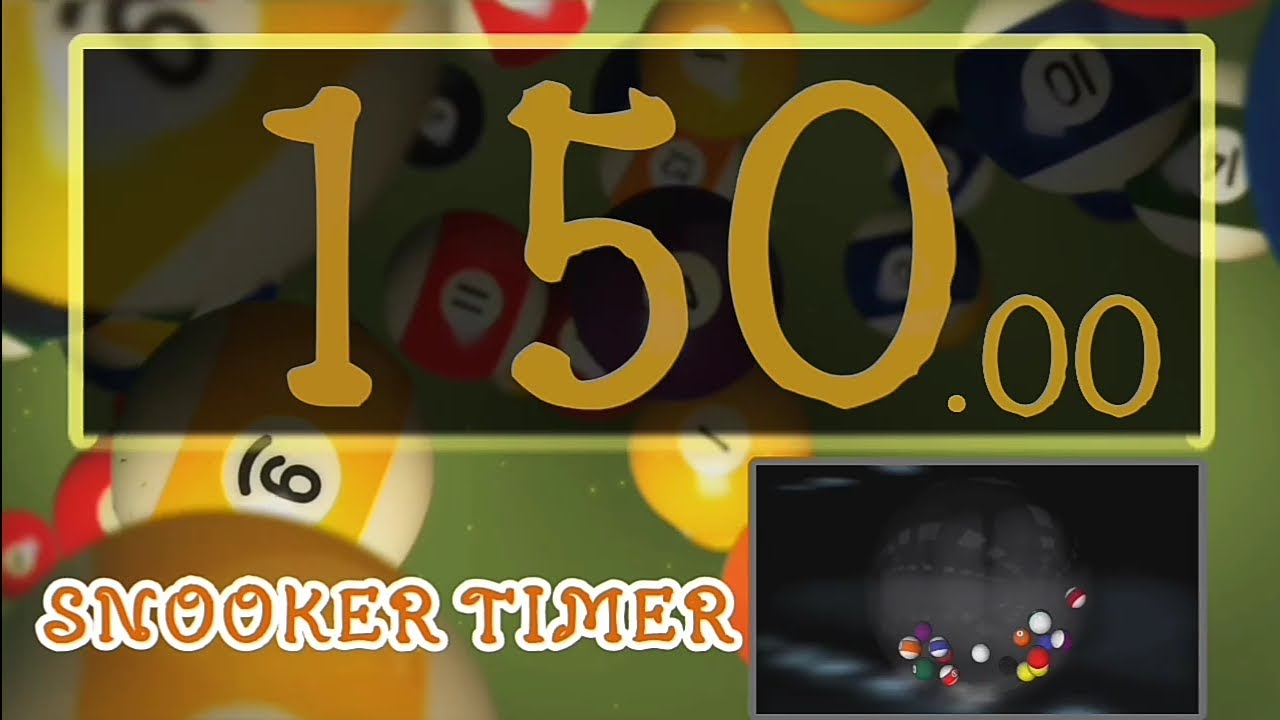 150 Seconds Countdown (02:30 Minutes) Snooker Timer Maximum - Remix ...