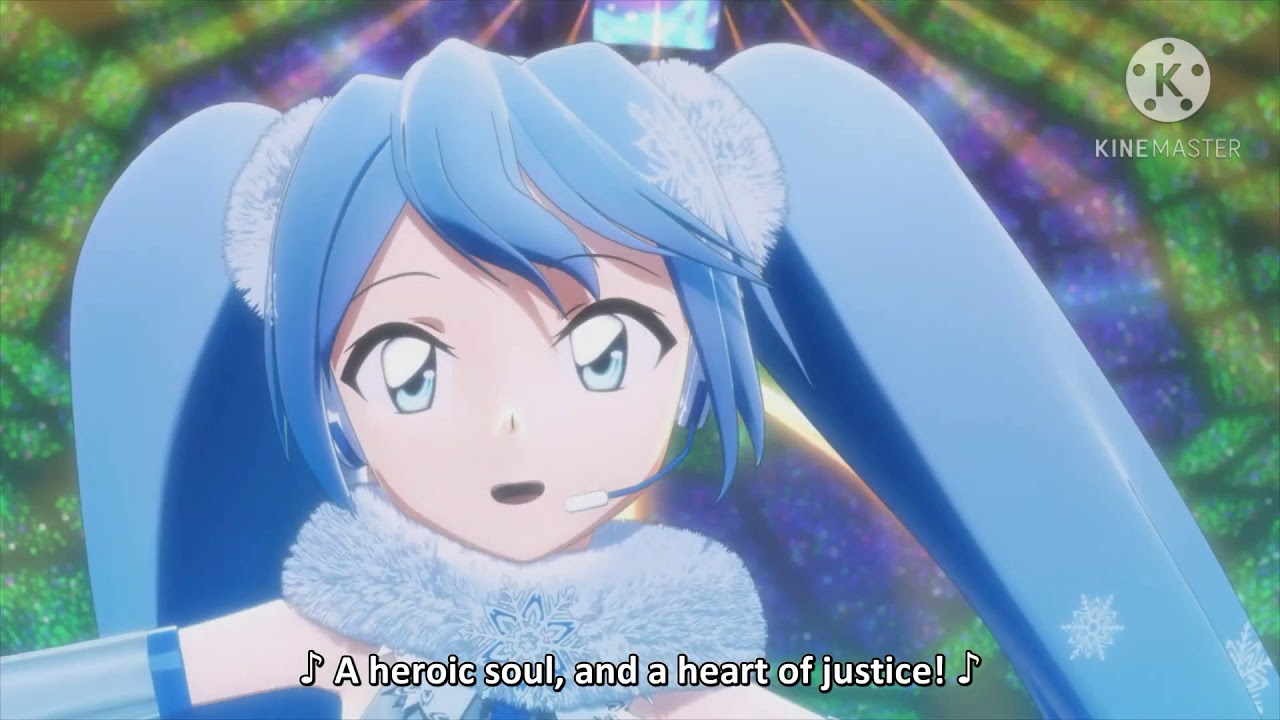 Hatsune Miku Tunes Up For A Musical Performance In The Shinkalion Anime ...