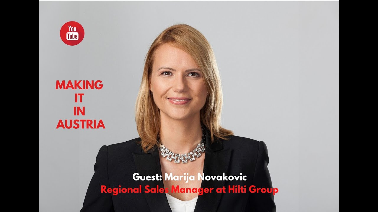 Making it in Austria - Marija Novakovic, MBA - Regional Sales Manager ...